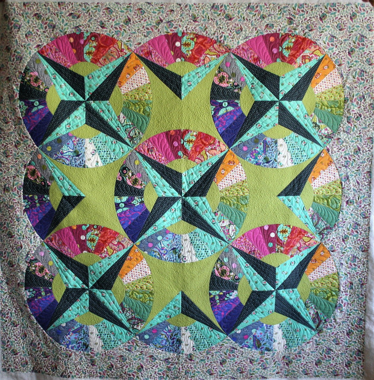Tula Pink Circles | Ideal Stitches Longarm Quilting Services